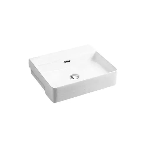 Mercio - Riff 50M Semi Recess Basin — Aqualux Bathrooms